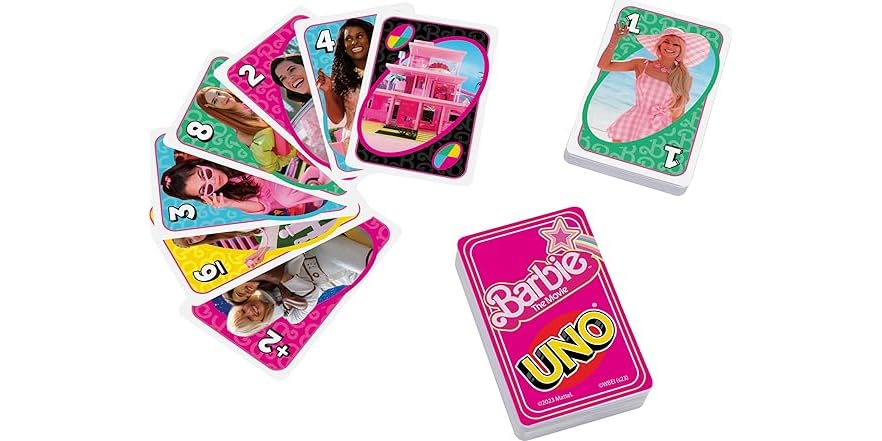 Mattel Games UNO Barbie The Movie Card