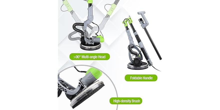 WORKPRO Drywall Sander 720W Electric Sander w/Vac (Open Box)