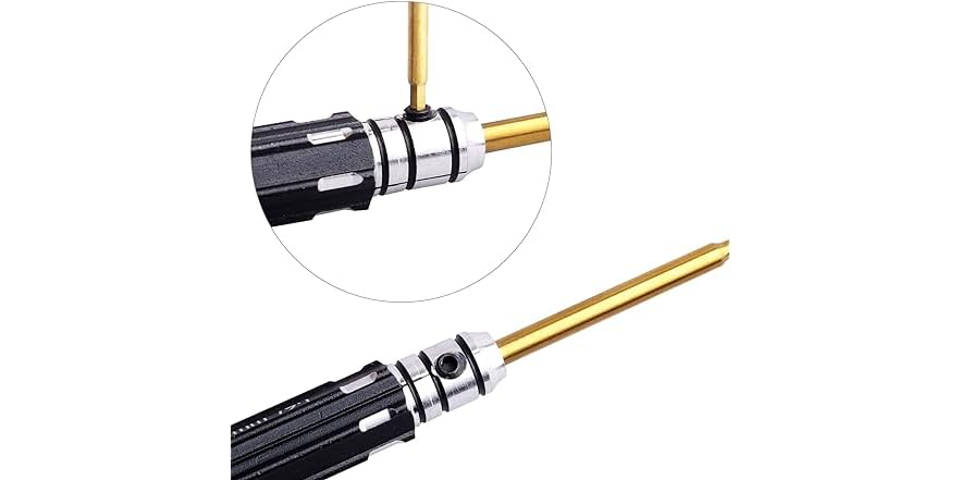 Titanium Hexagon Screw Driver Set