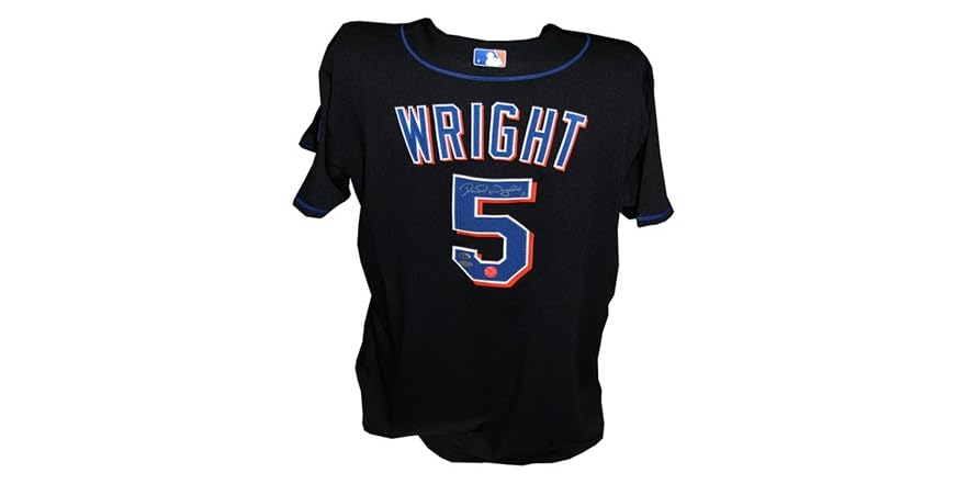 David Wright Signed Home Jersey