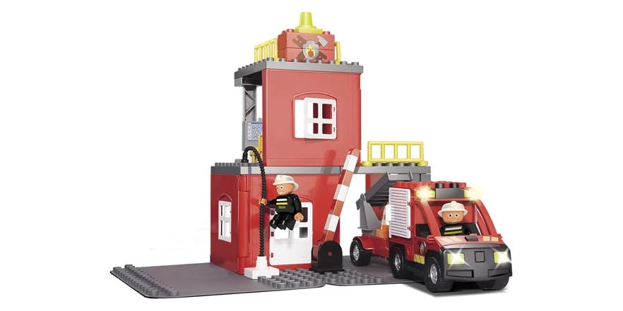 Fire Station Action Toy Play Set