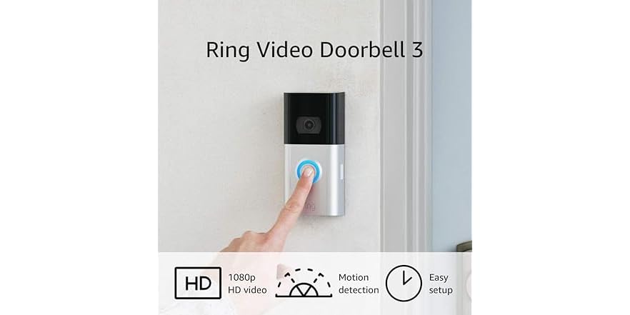 Certified Refurbished Ring Video Doorbell 3