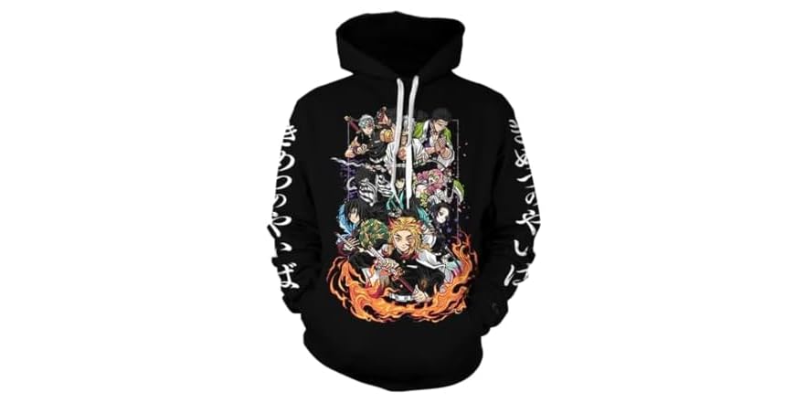RUIKER Unisex Anime Hoodie, Small