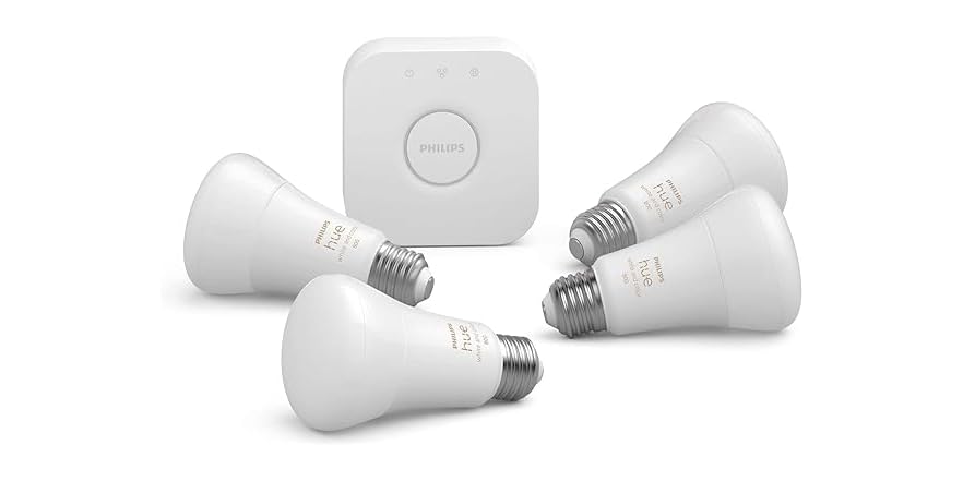 Philips Hue A19 LED Smart Bulb Starter Kit