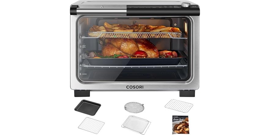 COSORI 11-in-1 Ceramic Air Fryer Toaster Oven Combo (Open Box)