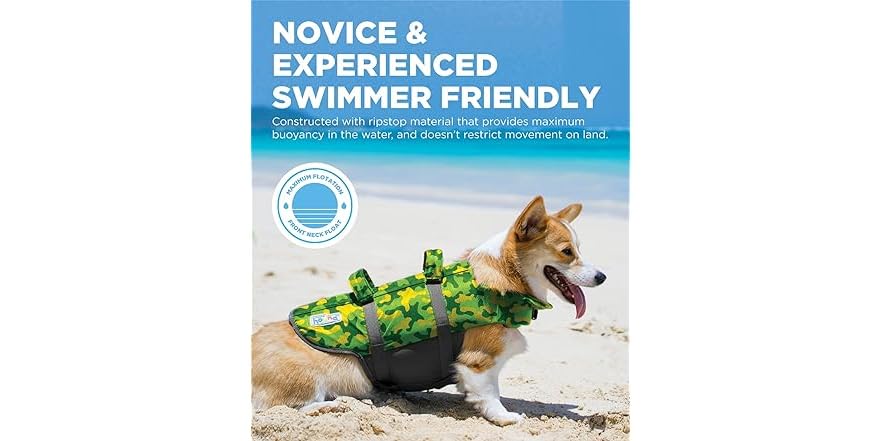 Outward Hound Camo Dog Life Jacket