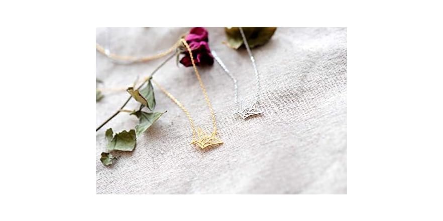 Hundred papercrane Friendship Necklace 4 Set