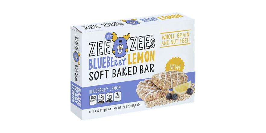Zee Zee's 1.3oz Soft Baked Bars, 24-Pack