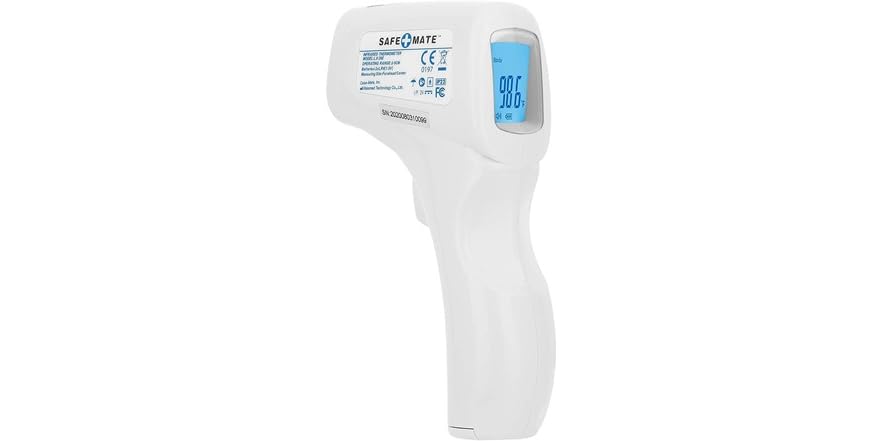 (1 or 2-Pk) Digital Touchless Thermometer