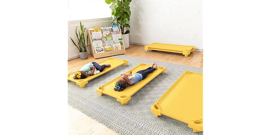 ECR4Kids Stackable Kiddie Cot, Standard