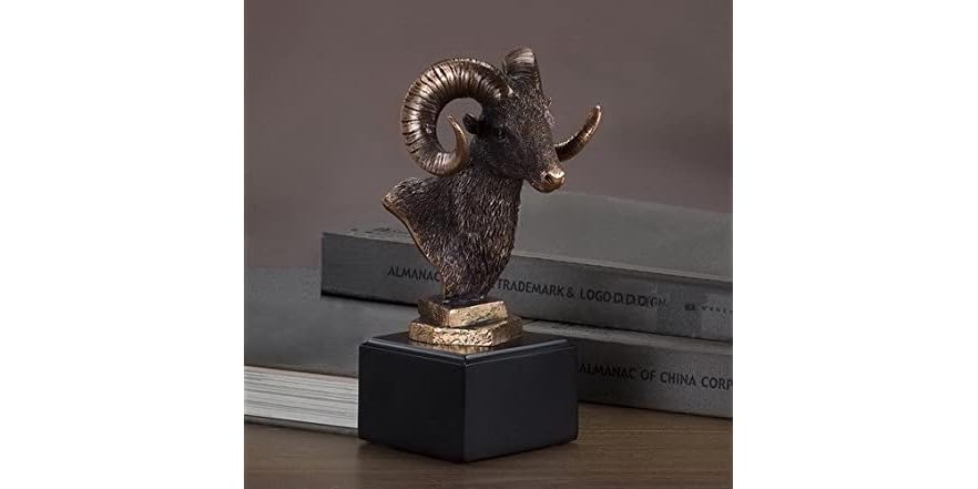 Ram Head Statue