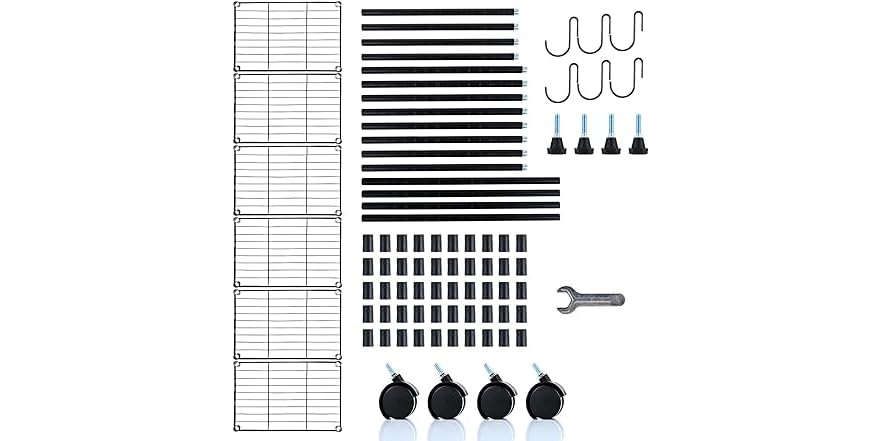 Simple Deluxe 6-Tier Storage Shelves