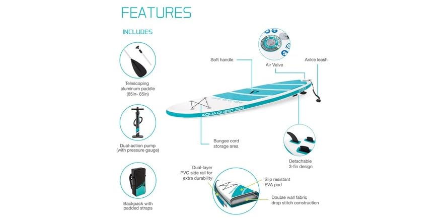 INTEX AquaQuest Paddle Board Series