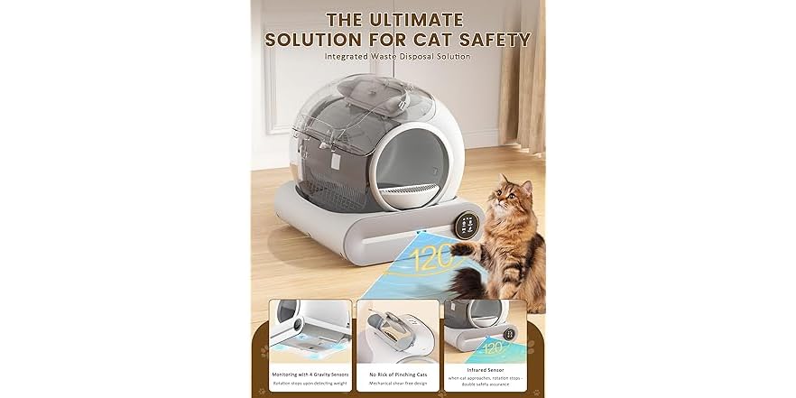 Automatic Self Cleaning Litter Box (Open Box)
