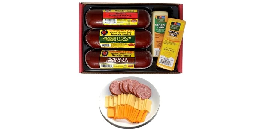 Wisconsin Premium Cheese & Sausage Gift Box