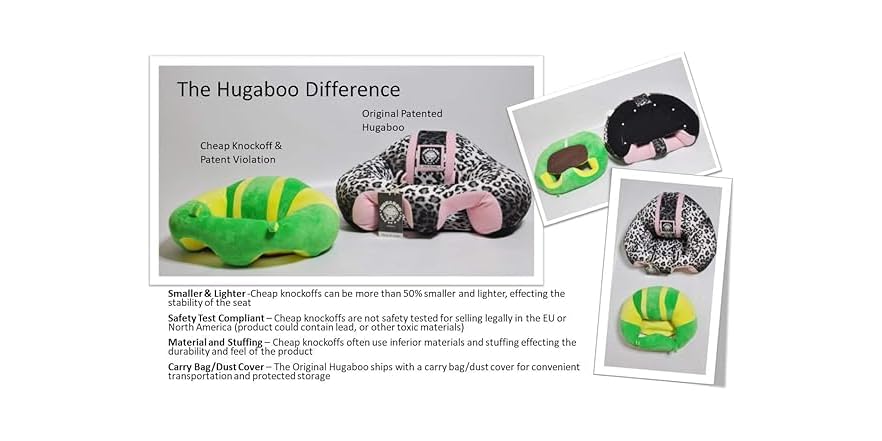 The Original Hugaboo Infant Sitting Chair (Pick a Color)