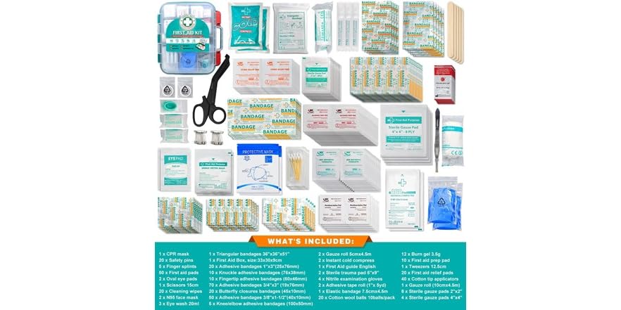 420 Piece Professional First Aid Kit