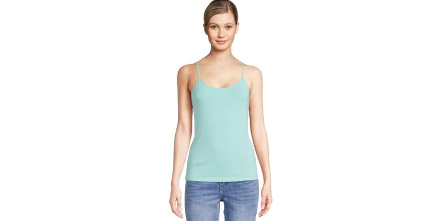 Women's Adjustable Strap Cami Top, Large
