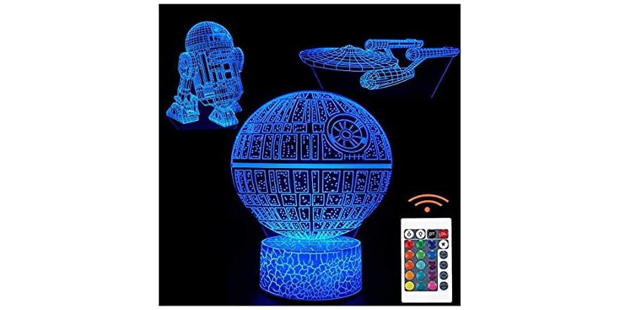 3D Illusion Night Light LED Desk Lamp