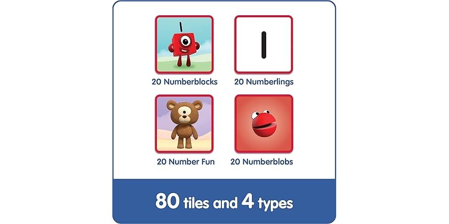 hand2mind Numberblocks Memory Match Game