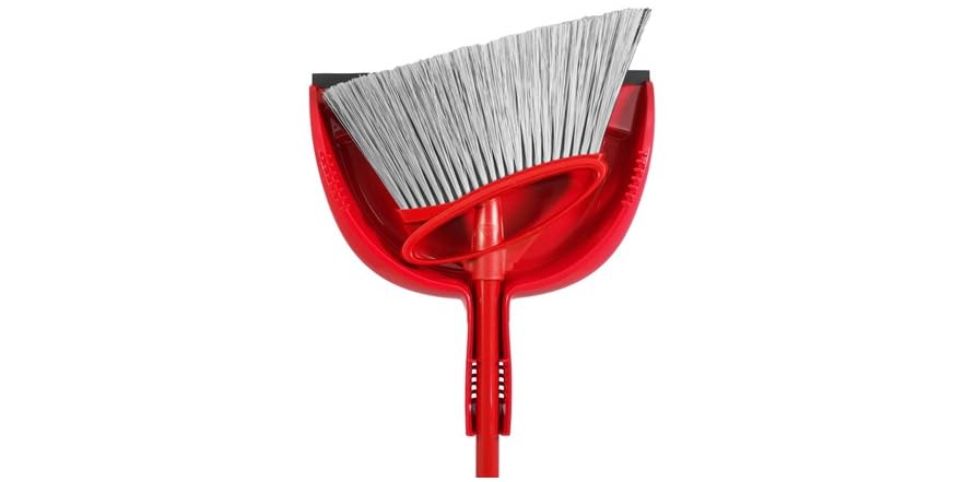 O-Cedar Angler Angle Broom With Dust Pan