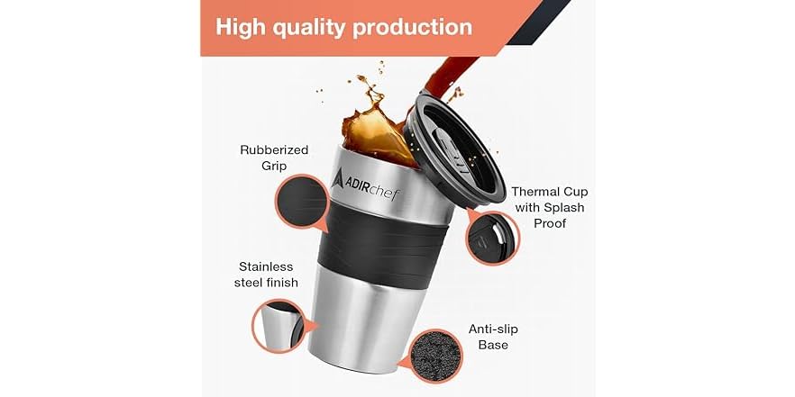 Random Color 3 PACK - Travel Mug 15 Oz