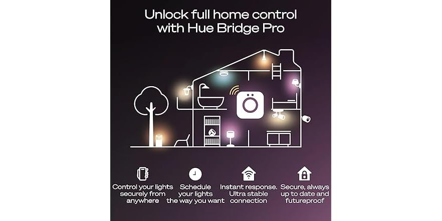 Philips Hue Bridge Pro, Smart Light Hub