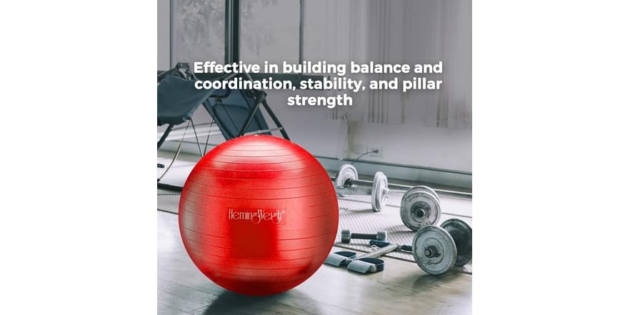 Static Strength Exercise Stability Ball