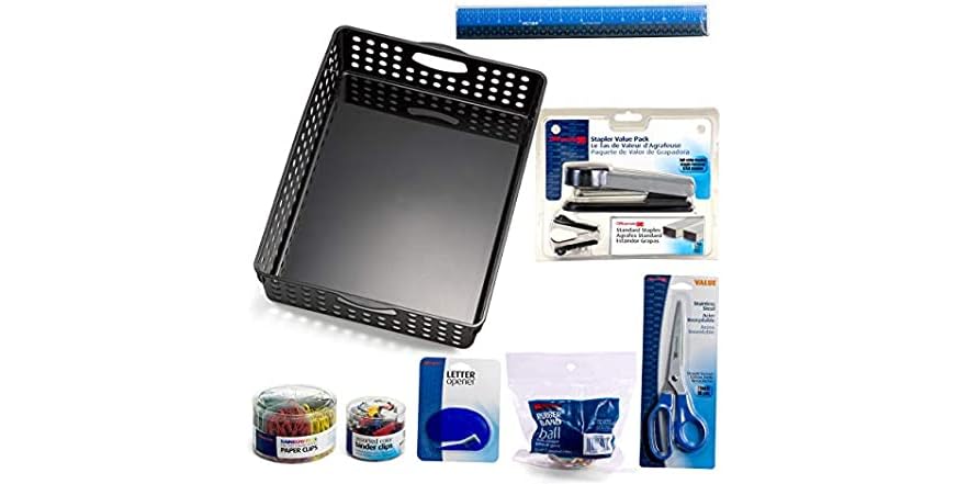 Officemate Home Office Supplies Kit