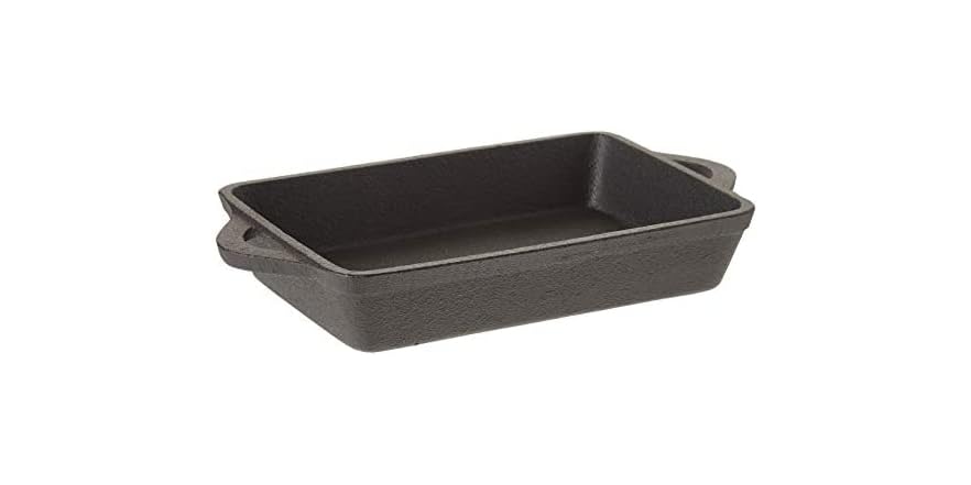 Pre-Seasoned Cast Iron Rectangular Dish