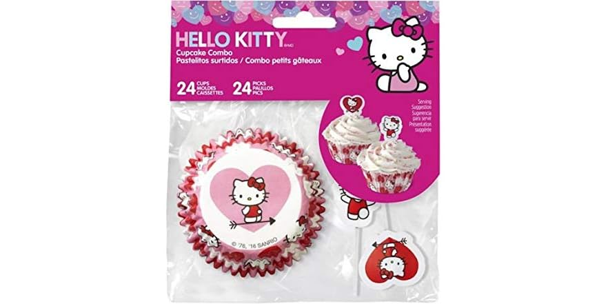 Wilton 24 Count Hello Kitty Baking Cups
