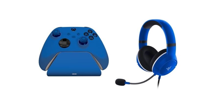 (Bundle) Razer Essential Duo for Xbox: Kaira X Wired Headset & Charging ...