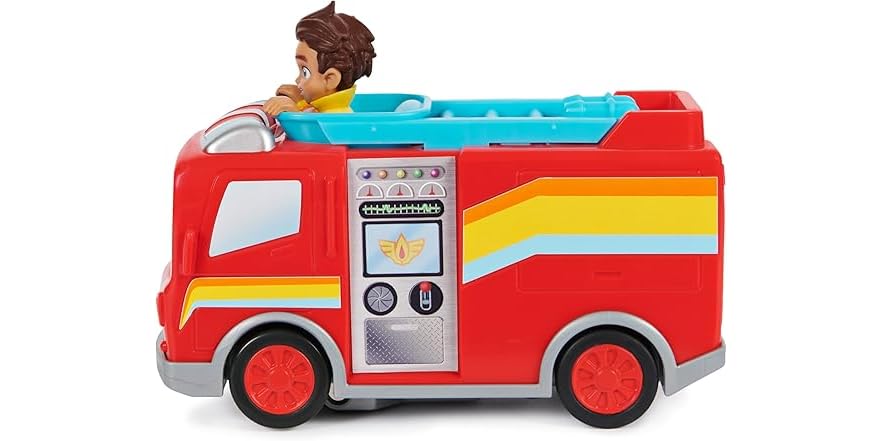Bo and Flash Fire Truck Toy Vehicle
