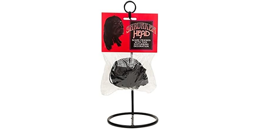 Shrunken Head Prop, 3 Inches