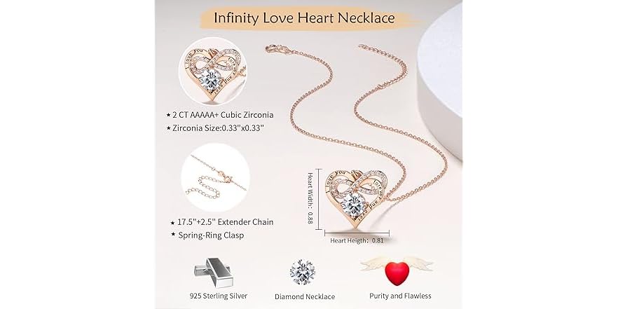 Momlovu 925 Necklace Rose Gold