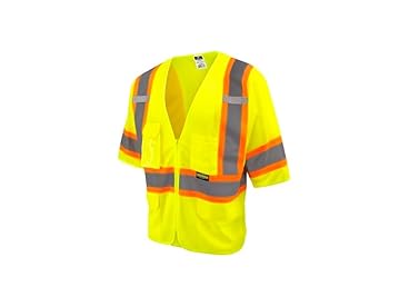 RADWEAR SV232-3 Reflective Mesh Safety Vest, Large