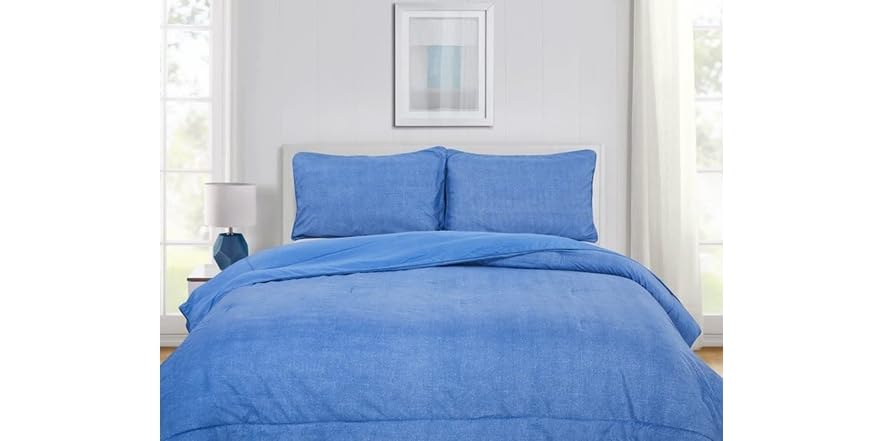 Chaps 3-Piece Chambray Comforter Set
