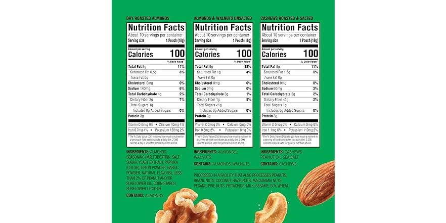 Emerald Nuts Mixed Nuts Variety Pack 18ct