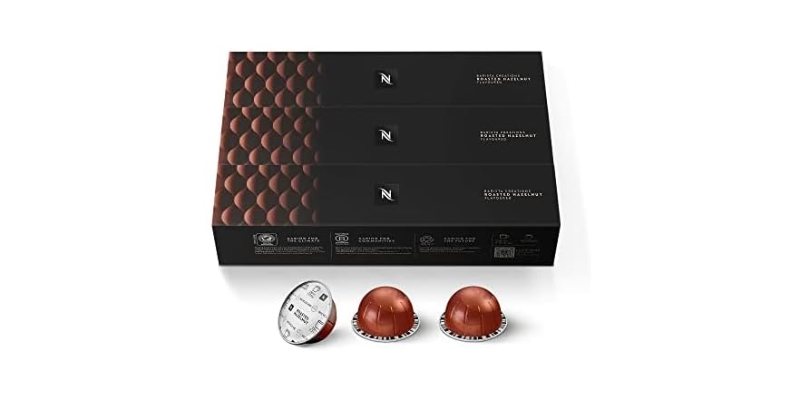 Nespresso Capsules Vertuo, Roasted Hazelnut (60ct)