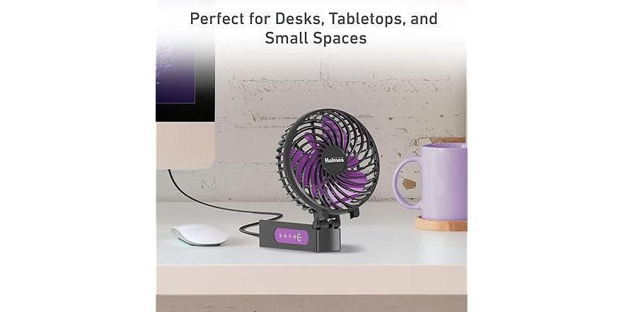 HOLMES 4" Portable Handheld Fan