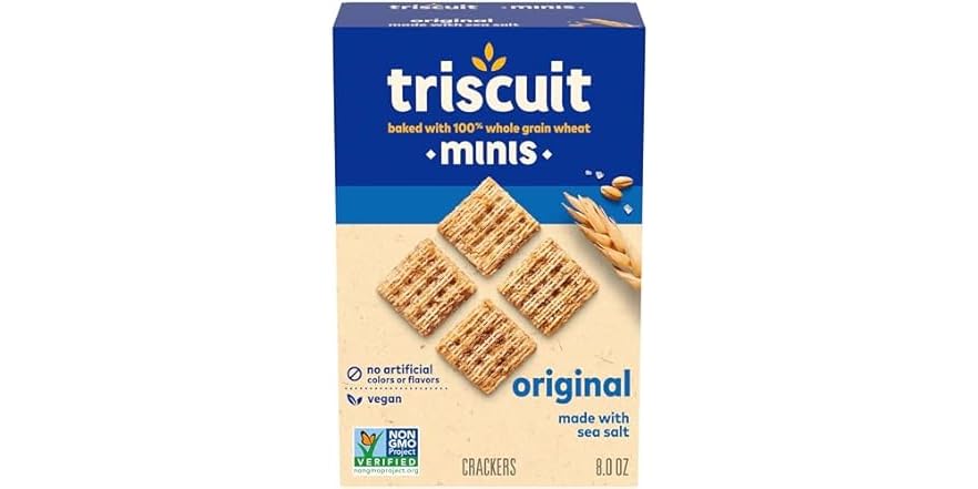 Triscuit Minis Original Whole Grain Whea