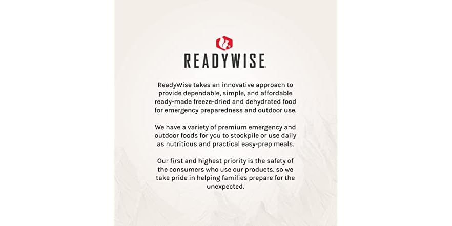 ReadyWise 63 Piece Emergency Survival Backpack