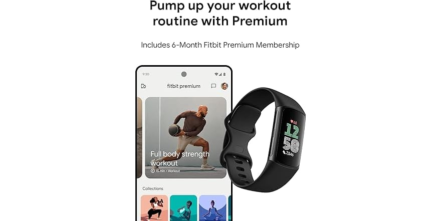 fitbit fitbit charge 6 k fitbit charge 6 black black (Open Box)