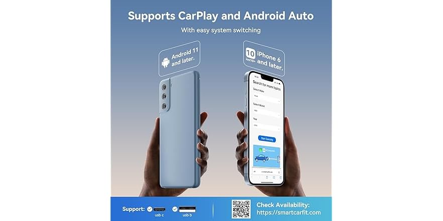 KUKIHO 2 in 1 Wireless CarPlay Adapter