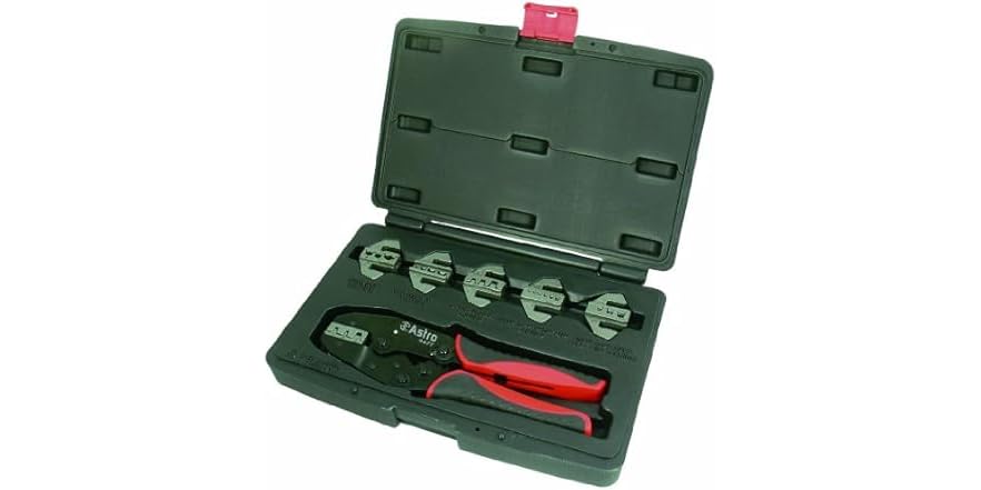 Astro Tool 9477 7Pc Ratchet Crimping Tool Set