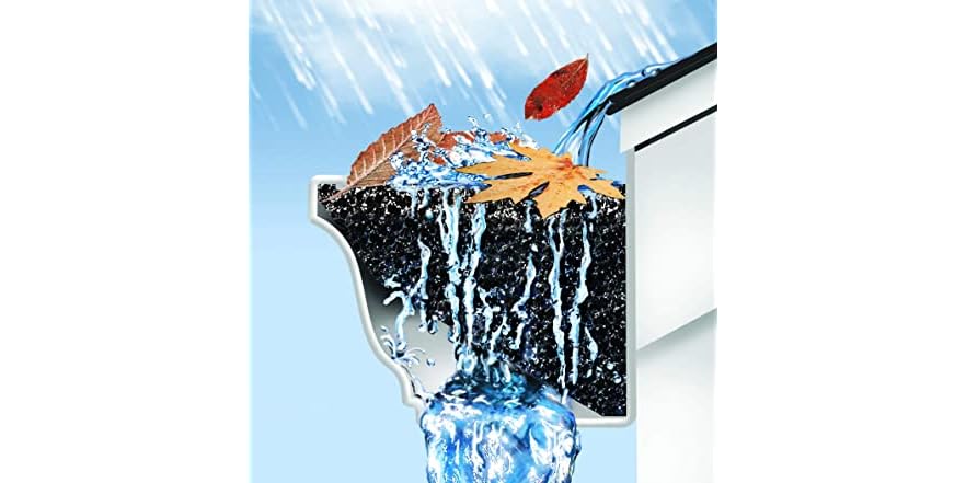 GutterStuff 6" Foam Gutter Filter Insert