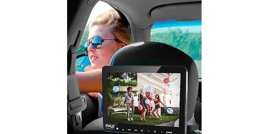 Pyle Car 9.4 Inch Headrest Entertainment System