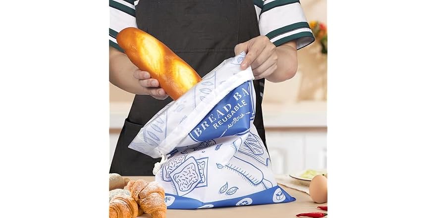 3-Pack Homemade Bread Bags