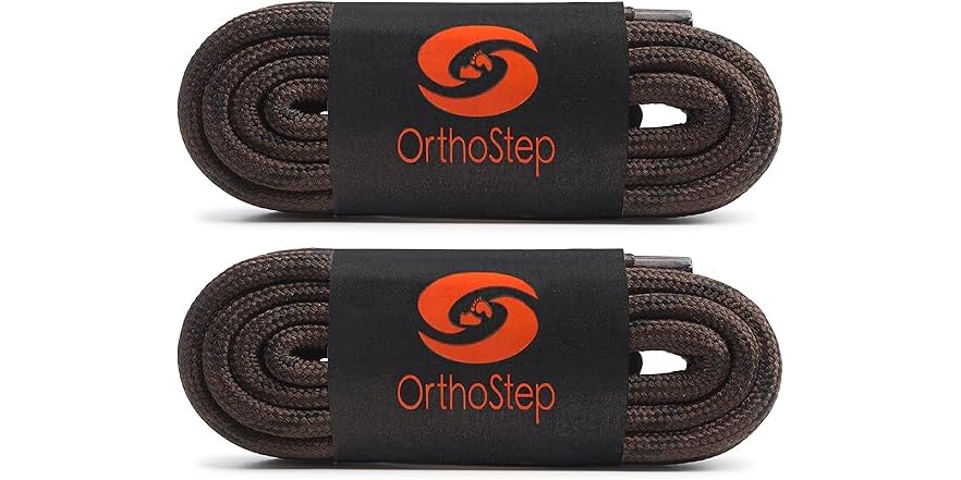 OrthoStep Thick Round Athletic Laces