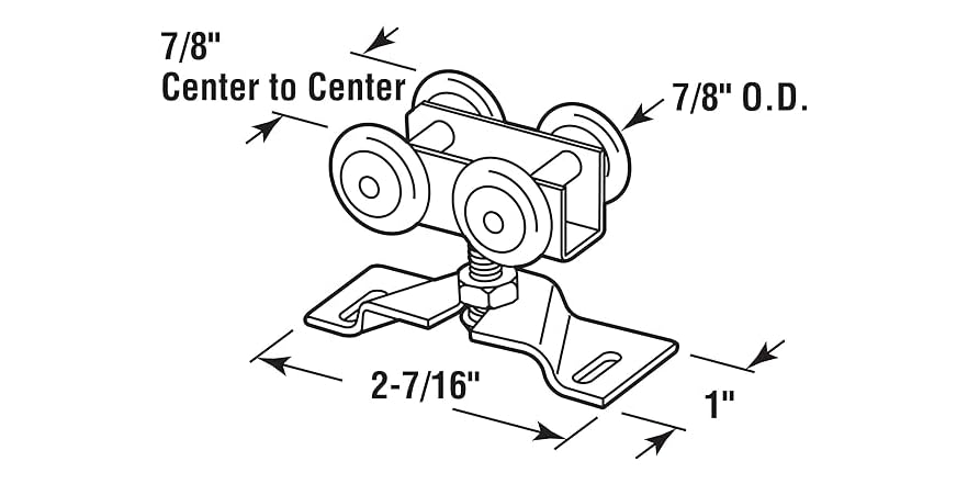 Prime-Line Steel Bracket and Ball Bearings